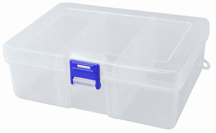 【商品詳細】■収納性、利便性、使いやすさを考えた小物収納ケース。持ちやすいボディ型ハンドル。蝶番、バックルはオース別部品で、耐久性抜群です。■タイプ:6仕切■サイズ（L×W×H）:167×126×62mm【送料について】北海道、沖縄、離島は...