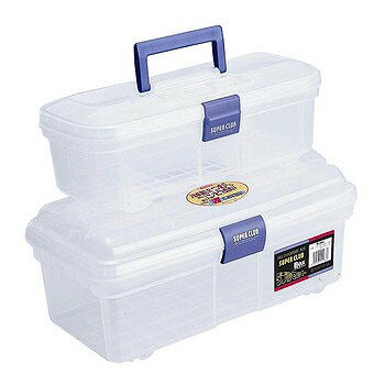 【商品詳細】■人気のパーツケース、スーパークラブのR-34SとR-39S、大小2つのお得なセットです。■外形寸法（大）:幅392×奥行206×高さ164mm（小）:幅347×奥行167×高さ119mm■中皿なしのフリータイプ■色:クリア【送...