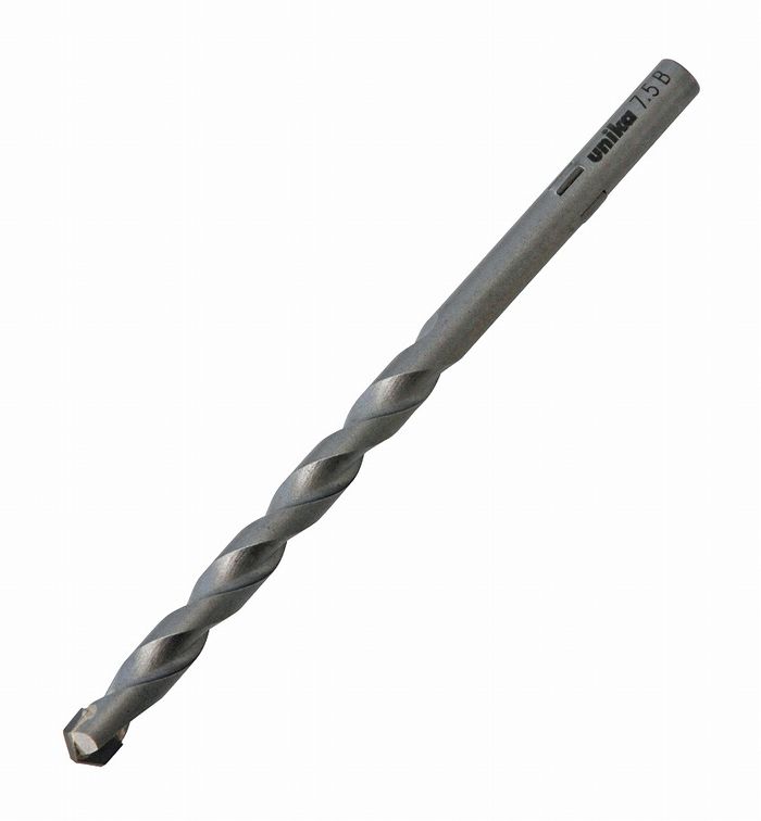【商品詳細】コンクリート用（ブロック・モルタル・大理石）刃先径：7．5mm有効長：75mm全長：125mmBNタイプ・ストレートシャンク振動用ドリル用スリップ止付注意：使用する電気ドリルは、ドリルビットの指定のものを使用してください。ドリル...