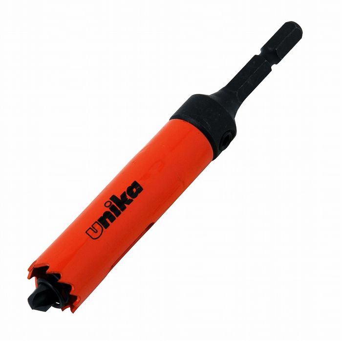 【商品詳細】有効深さ40mmを確保。ツバが無いため、明け継ぎ作業が可能。充電工具・充電ドライバーに特化した刃先仕様で、穿孔時のひっかかりやブレを軽減。インパクト軸シャンクの採用で、電気ドリルからインパクトドライバーまで幅広く対応。用途：薄鉄...