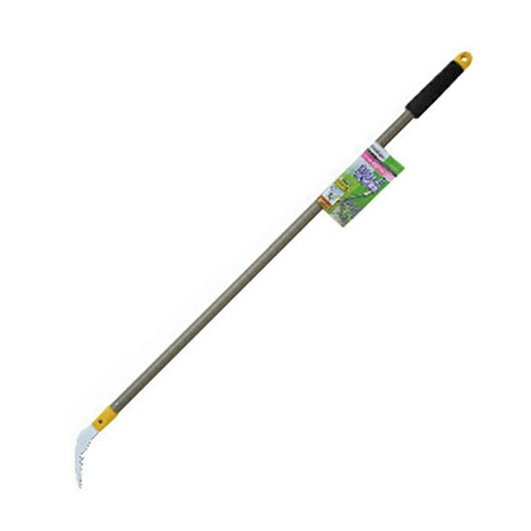 【商品詳細】立ったまま、らくらく除草。軽くて丈夫、アルミパイプ柄。雑草を根元から抜き取ります。用途：雑草を根元から抜き取る全長：約955mm重量：約180g注意：草取り以外には使用しないでください。刃物ですので取り扱いには十分注意し、ケガを...