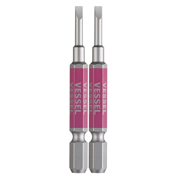 【商品詳細】用途：マイナスネジ専用先端サイズ：−3全長：65mm六角軸対辺：6．35mm（インパクト対応）仕様1：片頭（段付）　マグネット無仕様2：18V対応材質本体：特殊合金鋼生産国日本【送料について】北海道、沖縄、離島は送料を頂きます。