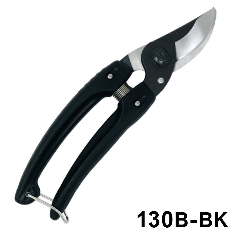 花材を引き立たせる、オールブラックの枝切りはさみです。刃が大きく開き、太い枝も楽に切れます。お花屋さんにもご愛用いただいている商品です。アルスが誇る軽量小型　剪定はさみの決定版です。果樹・庭木・草花・生け花・生木・茎全長：185mm刃長：4...