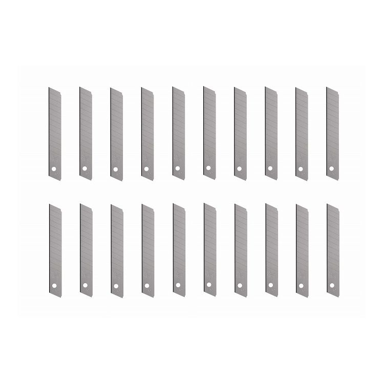 【商品特長】【製品サイズ(mm)】・長さ135・幅25・高さ10【生産国】日本【仕様】用途：エヌティーのカッターH-1Pの替刃入数：20枚刃厚：0.25mm刃幅：85mmタイプ：中型H適合本体：H-1P(4904011010507)仕様：薄...