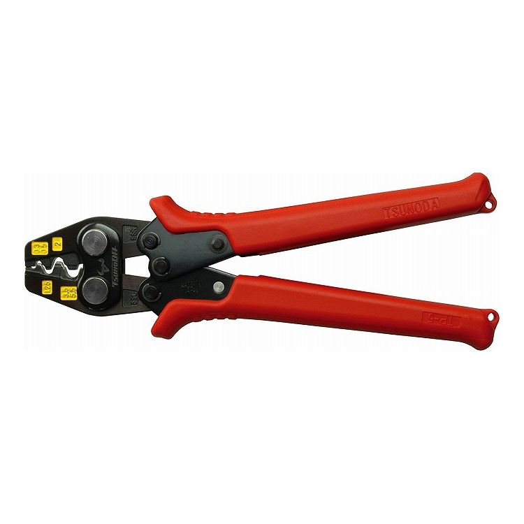 【商品特長】【製品サイズ(mm)】・長さ19・幅58・高さ176【生産国】日本【材質】頭部：機械構造用合金鋼、グリップ：エラストマ—樹脂【仕様】用途：裸圧着端子・裸圧着スリーブの圧着作業に適応サイズ：0.30.51.2523.55.5(m平...