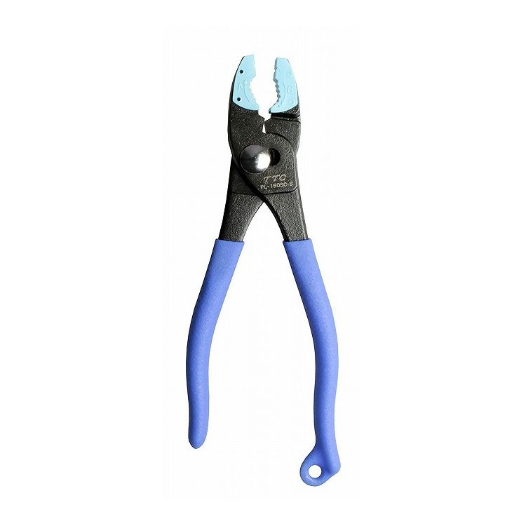 【商品特長】【製品サイズ(mm)】・長さ180・幅82・高さ17【生産国】タイ【材質】本体：機械構造用炭素鋼柄被覆：塩化ビニールくわえ部：POM樹脂【仕様】用途：プラスチックやステンレス、真鍮、メッキ製品など、キズをつけたくない作業の際に切...