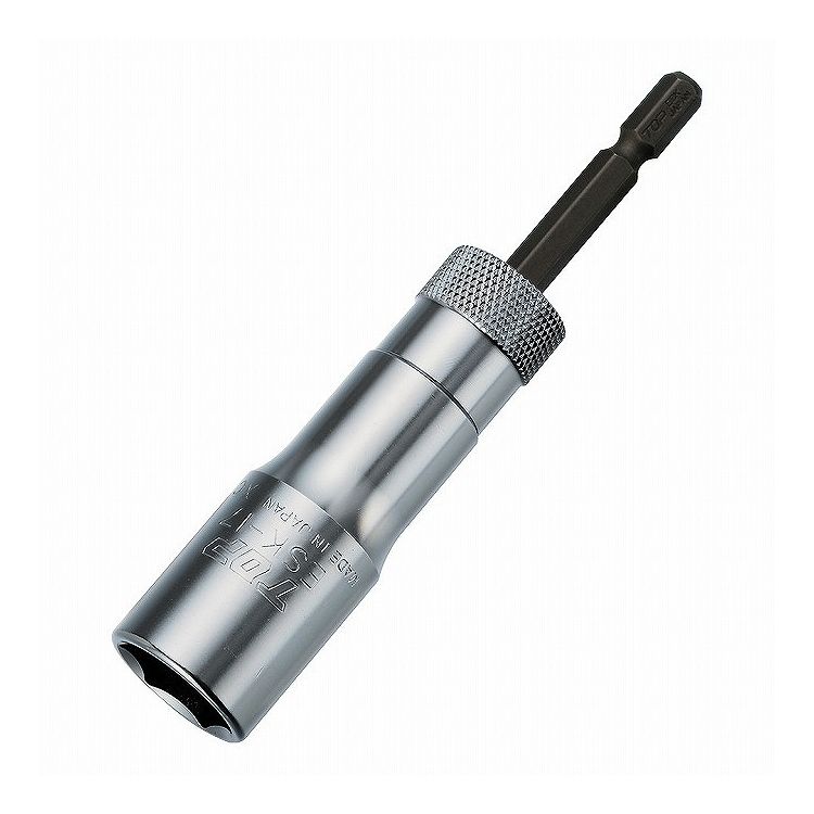 【商品概要】●電動ドライバーなどでボルトやナットの締めつけ、緩めを行う際にご利用いただくソケットビットです。●40Vインパクトドライバー対応の高耐久ソケットです。●軸が折れても交換可能です。(強替シャンク/ESK-TS)●シャンク接触面が高...
