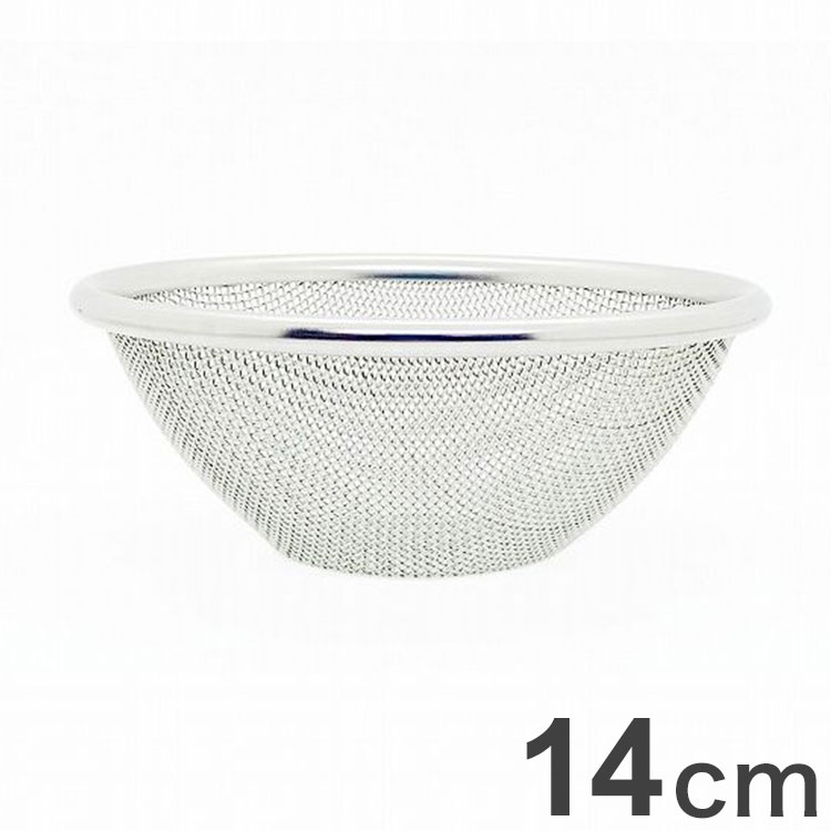 調理、野菜の水切り等にご使用頂けます。安心安全の日本製です。サビにくいステンレス製です。材質本体：18-8ステンレス用途：調理、野菜の水切り等に呼びサイズ：14cm外径：14cm仕様：安心安全の日本製仕様：サビにくいステンレス製【特長】ステ...