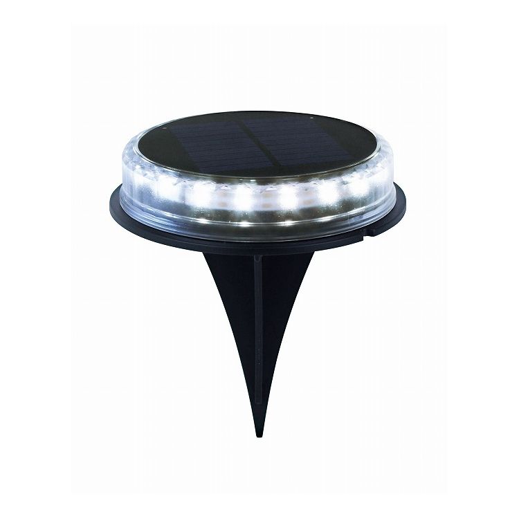 【商品説明】庭先や駐車場の誘導灯としてご使用いただく昼白色のガーデンライトです。電気代0円で経済的なソーラー充電式です。電源スイッチをONにしておけば、周囲の明るさに合わせて自動点灯・自動消灯するので手間がかかりません。地面に刺したり、置い...