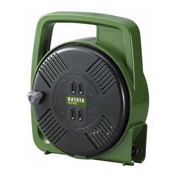 商品説明●本体：樹脂●オリーブグリーン/ブラック●用途：バルコニーでのバーベキューや、水がかからない場所に設置してのキャンプ電源に●サイズ（約）：D84×W187×H215mm●重量（約）：1000g●コード長：8メートル●電線仕様：VCT...