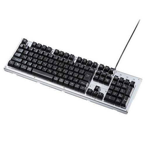 商品説明剛性の高いケースデザイン。メンブレンとは思えない極上のキータッチが味わえます。商品仕様製品タイプ：キーボード仕様：■キー/キー表示:109キー日本語109A配列■インターフェース:USB■キースイッチ:メンブレン■キーピッチ:19m...