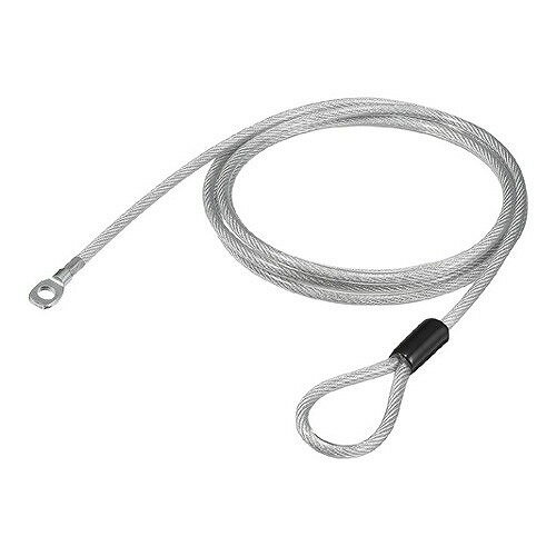 セキュリティワイヤー4.8mm/1m商品仕様製品タイプ：盗難防止用品仕様：■動作環境:温度0〜50℃、湿度20〜80%(結露なきこと)■対応機種:スロットパーツと錠と組み合わせ■外形寸法:太さ4.8mm 長さ1m■質量:65g■製品構成:ワ...