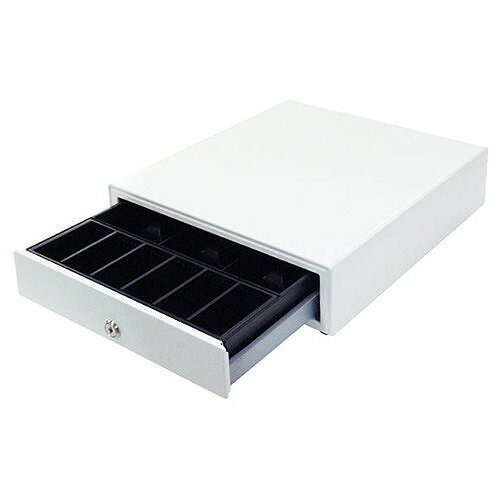 ビジコム 手動開閉式小型キャッシュドロア 3紙幣 6硬貨 白商品説明フロントパネルをプッシュするとオープンする手動式ドロア●このタイプは電気的な接続がなく、システムや他の機器との組み合わせを選びません！iPadやAndroidタブレットなど...