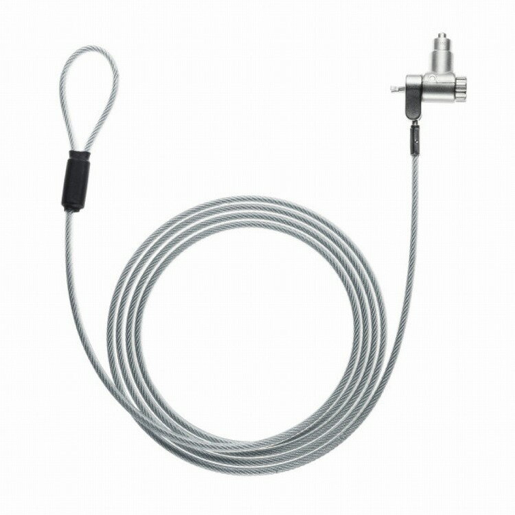 3種のセキュリティスロットに対応。シリンダ錠タイプのセキュリティワイヤー。簡易パッケージ仕様。鍵No.1。商品説明標準、noble、nanoの3種全てに対応したセキュリティワイヤー。各スロットへの取り付けは、シリンダ部のダイヤルを回すことで...