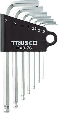 【メーカー型番】GXB-7S【JANコード】4989999703238【ブランド】TRUSCO 　【特徴】●六角棒の先端の平面かどは各辺均等に面取りを行っています。六角穴への差し込みが一層容易となり、しかも面取り角度は六角穴底の「かどすみ」...