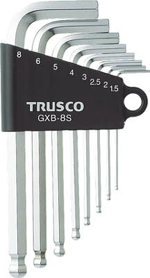 【メーカー型番】GXB-8S【JANコード】4989999704105【ブランド】TRUSCO 　【特徴】●六角棒の先端の平面かどは各辺均等に面取りを行っています。六角穴への差し込みが一層容易となり、しかも面取り角度は六角穴底の「かどすみ」...