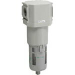 【メーカー型番】F3000-10-W-F【JANコード】4547431017529【ブランド】CKD【特徴】●空気配管中のダスト・ドレンを除去します。【用途】●ダスト除去用5μmエレメント。【仕様】●ろ過精度(μm):5●使用圧力(MPa)...