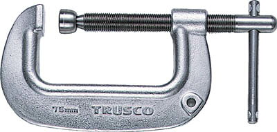【メーカー型番】TSC-75【JANコード】4989999130164【ブランド】TRUSCO 　【特徴】●サビや腐食に強いSUS304製です。●工作物の加工、組み立て作業時に工作物を相対する2面の間に挟み、固定する工具です。●バーコ型です...