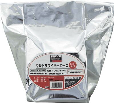 【メーカー型番】TUWA-150C【JANコード】4989999389036【ブランド】TRUSCO 　【特徴】●コットンを原料とした「旭化成せんい」の長繊維不織布ベンリーゼ[[（R）]]MFを使用した高性能ワイパーです。1本1本が3〜4ミ...