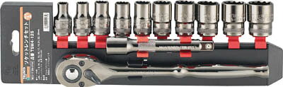 【メーカー型番】TSW4-12S【JANコード】4989999460698【ブランド】TRUSCO 　【特徴】●ノンクロムメッキ（ニッケルメッキ）処理で、環境に優しいです。（ラチェットハンドルのプッシュボタン・各ボールの表面処理は六価クロム...