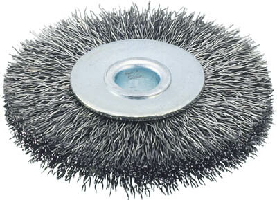 【メーカー型番】TB-6332【JANコード】4989999264913【ブランド】TRUSCO 　【特徴】●ブラシ形状が円盤型で、外面に向かって放射状に毛が植わっています。●円盤状のブラシの中心に10mmの穴が開いていて工具、機械などに同...
