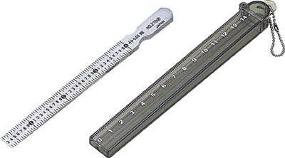【メーカー型番】TG-270B【JANコード】4989999320626【ブランド】TRUSCO 　【特徴】●厚さのテーパーを利用してすき間測定を行うゲージです。●携帯に便利なプラスチックケース入です。【用途】●溝・すき間などの測定。【仕様...