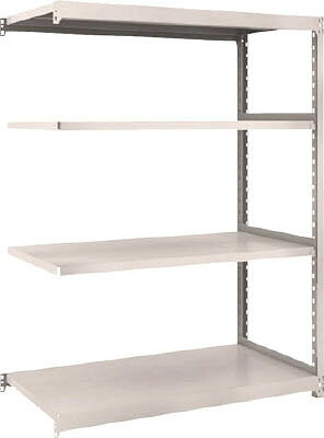 【商品詳細】●ボルトを1本も使用していないボルトレス構造で、分解・組み立て作業が簡単で、作業時間を大幅に短縮できます。●棚の段変更が、50mmピッチで、自由に調整、変更ができます。●高さ、奥行が同じであれば、増結することができます。また、支...