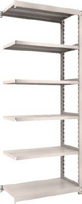 【商品詳細】●ボルトを1本も使用していないボルトレス構造で、分解・組み立て作業が簡単で、作業時間を大幅に短縮できます。●棚の段変更が、50mmピッチで、自由に調整、変更ができます。●高さ、奥行が同じであれば、増結することができます。また、支...