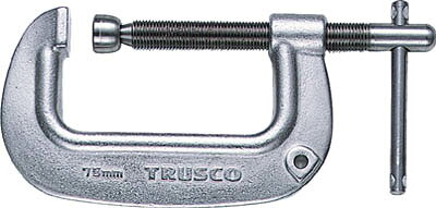 【メーカー型番】TSC-25【JANコード】4989999130140【ブランド】TRUSCO 　【特徴】●サビや腐食に強いSUS304製です。●工作物の加工、組み立て作業時に工作物を相対する2面の間に挟み、固定する工具です。●バーコ型です...