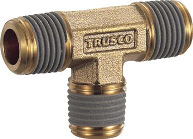 【メーカー型番】TN-03T【JANコード】4989999314038【ブランド】TRUSCO 　【特徴】●オスねじのあるものは全サイズオスねじ部のシール加工が施してあります。【用途】●管・管用部品および流体機器などの耐密性接続に。【仕様】...