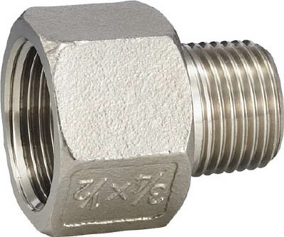【商品詳細】●ステンレス配管に対応しています。●従来のねじ込み継手を更にグレードアップし、より使い易い継手として開発された商品です。●蒸気・空気・ガス・油用。●呼び径(A):20×8●呼び径(B):3/4×1/4●A(mm):13.5●L(...