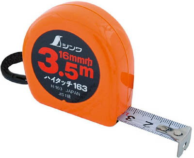 【商品詳細】●爪を押しつけて測る場合と、引っ掛けて測る場合の爪の厚さによる誤差を補正するため、爪の位置が移動します。●455mmピッチ表示付です。●テープ長さ(m):3.5●テープ幅(mm):16●水平保持(m):1.5●移動爪●フリータイ...