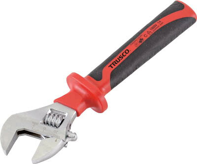 【商品詳細】●1000V絶縁仕様です。●IEC60900規格品です。●JIS規格よりワンサイズ上の口開きワイドタイプです。●目盛付です。●耐電圧試験済みです。●全長(mm):212●最大口開き(mm):28●1000V絶縁仕様はハンドル部の...