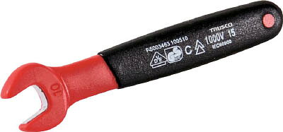 【商品詳細】●1000V絶縁仕様です。●IEC60900規格品です。●強靭なクロムバナジウム鋼鍛造品で、高いトルク値をクリアしています。●耐電圧試験済みです。●全長(mm):124●二面幅寸法(mm):12●厚み(mm):8.8●1000V...