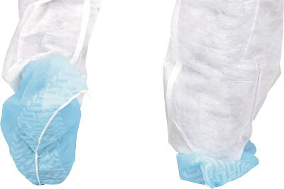 【商品詳細】●工場や事務所への汚れの侵入を防ぎます。●工場、事務所、清潔作業環境の汚れ防止。●色:ブルー●適応靴サイズ(cm):24〜28●底部滑り止め仕様●不織布（1層）【送料について】北海道、沖縄、離島は送料を頂きます。