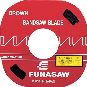 【メーカー型番】BR3 14【JANコード】4523373102189【ブランド】フナソー【特徴】●特殊鋼材に威力を発揮する強靭汎用ブレードです。●合金工具鋼を素材とする切削力を増強したコンターマシン用のこ刃です。【用途】●ダイス鋼などの合...