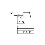【メーカー型番】T12-1403【JANコード】4962615017117【ブランド】白光　【特徴】【用途】【仕様】●コテ先名称:スパチュラ型21.2●質量(g):12●鉛フリーはんだ対応●適合コテ:FM2027・FM2028●適合ステーシ...