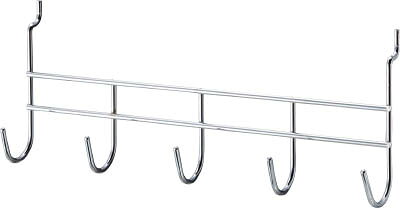 【商品詳細】●パンチングボート用フックです。●幅(mm):230●長さ(mm):42●耐荷重(kg):2●品名:5連フック●鉄　クロームメッキ●止め具は6〜8個の使用を推奨しています。生産国：台湾重量：82g【送料について】北海道、沖縄、離...