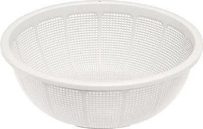 【商品詳細】●業務用に最適な大型サイズです。●色:ホワイト●外形寸法(mm)間口×奥行×高さ:417×417×146●φ417x146●ポリプロピレン(PP)生産国：日本重量：305g【送料について】北海道、沖縄、離島は送料を頂きます。