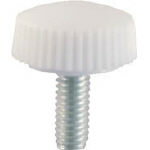 【商品詳細】●手で締められるねじです。●110℃の優れた耐熱性です。●照明器具、ディスプレイ器具、電気機器、一般機械、事務用機器等。●呼径(d×L):M5×15●ねじピッチ(mm):0.8●頭部外径(mm):14●頭部高さ(mm):5.5●...