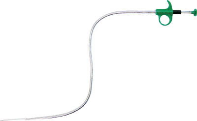 【商品詳細】●プッシュボタンを押すと、先端から3本の爪が出てきます。●自動車のエンジンルームやせまい所、すき間の落下物のピックアップ作業に便利です。●全長(mm):500●軸長(mm):400●爪(本）:3●軸径:Φ9.0mm●フレキシブル...