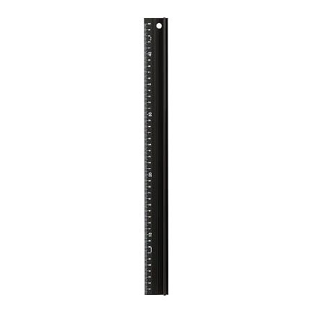 【商品詳細】●カッターから手を守る、高さ18.5ミリのガード付の定規です。●強度に優れた中空リブ構造を採用しています。●ミリ単位の目盛付で、定規として利用可能です。●底面にすべり止めゴムを埋め込み安定した使用感です。●ステンレス鋼をカット面...