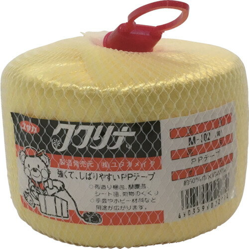 【商品詳細】●柔軟性があり、結びやすいテープタイプです。●一般荷造り、結束など。●色：イエロー●標準幅(mm)：50●長さ(m)：200●ネット入りタイプ●ポリプロピレン（PP）原産国日本JANコード4903599022872【送料について...
