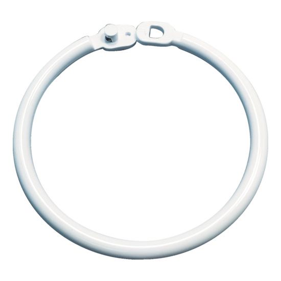 【商品詳細】●リングを開いてカードを自由に抜き差しできます。●書類・カードの綴り。●D(mm)：5●L(mm)：57●先端幅(mm)：8.5●白色●ナイロン原産国日本JANコード4989999495959【送料について】北海道、沖縄、離島は...