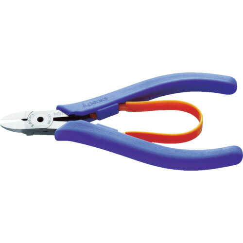 【商品詳細】●刃角度を従来の15°から7°にしています。●刃先は細く、シャープです。●模型作成●切断能力(mm)樹脂：φ3●全長(mm)：121●切断能力(mm)真鍮線：φ0.6●フラット刃●プラスチック製ばね付●S58C原産国日本JANコ...