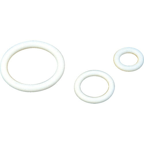 【商品詳細】●フッ素樹脂を切削加工してOリング状にしたもので、伸縮はありません。●固定用シール材としてご使用ください。●一般的なゴム製Oリングでは対応が難しい流体のシール。●内径(mm)：19.8●線径(mm)：2.4●外径(mm)：24....