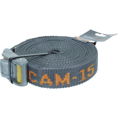 【商品詳細】●真ちゅうのローラーにより耐久性がよく、締め緩めが容易です。●特許取得のローラーカムテクノロジーにより高い締めつけ力を実現しています。●最大使用荷重(kg)：160●色：グリーン●幅(mm)：25●長さ(m)：6●厚さ(mm)：...