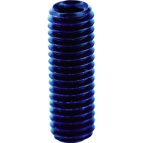 【商品詳細】●SCM材を使用し、高い強度があります。●ねじピッチ(mm)：0.80●強度区分：45H●六角穴対辺寸法(mm)：2.5●寸法(mm)d×L：M5×4材質/仕上●クロムモリブデン鋼（SCM435）●表面処理:黒染め仕上げ（四三酸...