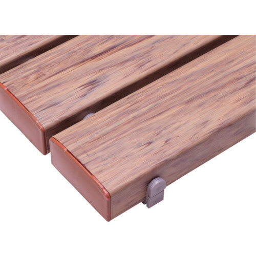 【商品詳細】●抗菌剤入りで強度がある丈夫なスノコです。●（完成品出荷です）●ロッカールーム、シャワー室など●色：木調●幅(mm)：400●長さ(mm)：900●厚さ(mm)：48材質/仕上●本体：硬質塩化ビニール、カバー：ポリエチレン（再生...