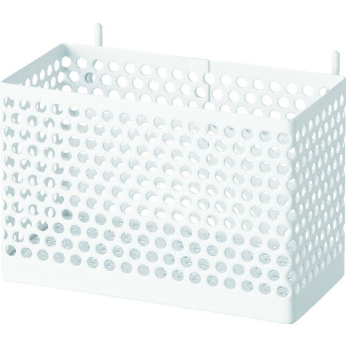 【商品詳細】●壁面の空間を使用し、工具の分類や収納ができます。●工具の収納・分類に。●キャップ色：白●色：白●長さ(mm)：80●幅(mm)：123●奥行(mm)：76(70)●高さ(mm)：80●パンチングボードパーツ材質/仕上●鉄　粉体...